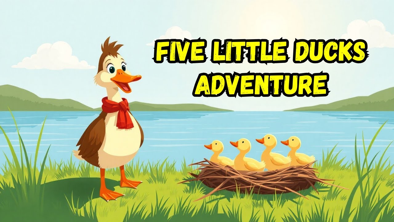 Five Little Ducks Adventure | Kids Story | English Read aloud Story ...