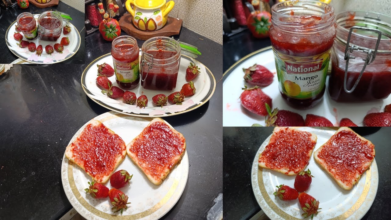 How to make national Strawberry JAM Recipe | Delicious Strawberry JAM ...