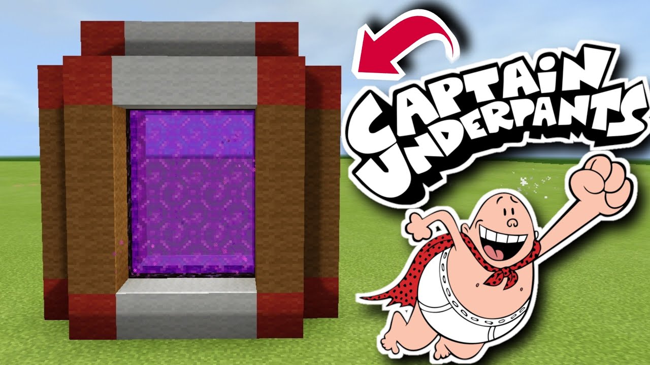 Membuat Portal Captain Underpants ~ Minecraft Beta - YouTube