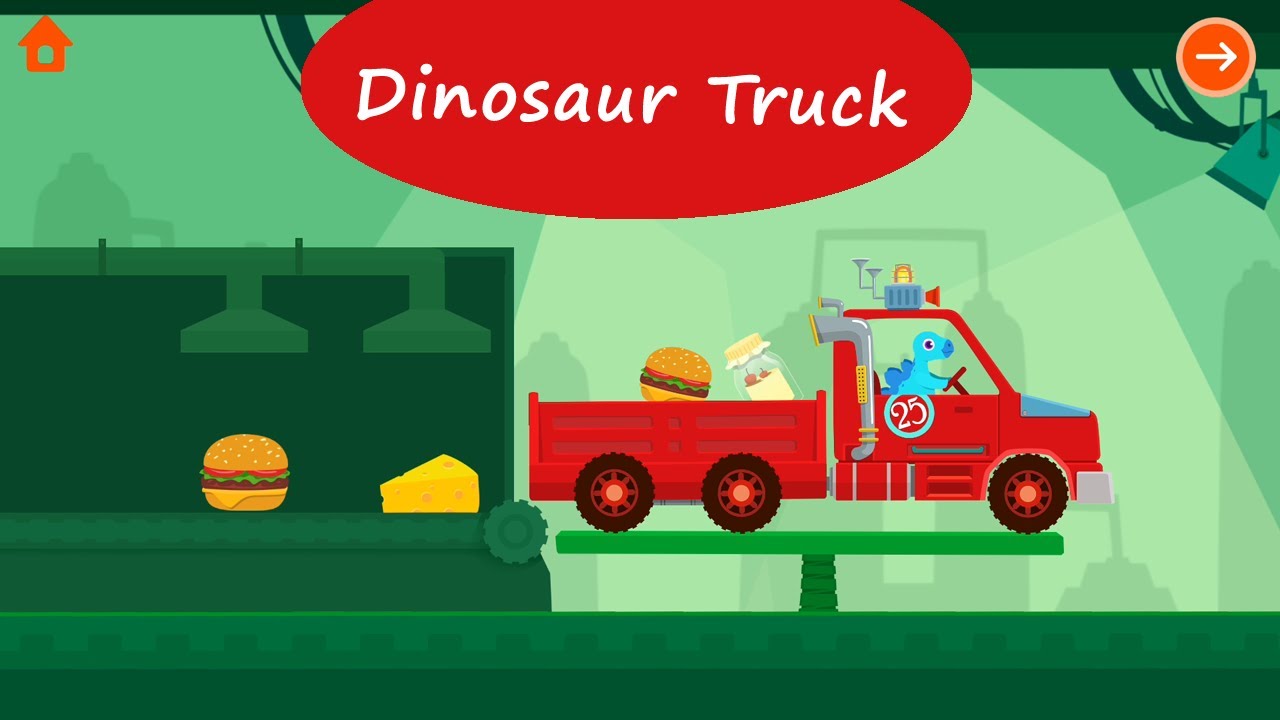 Dinosaur Truck - Let’s drive a truck with a small dinosaur | Yateland ...