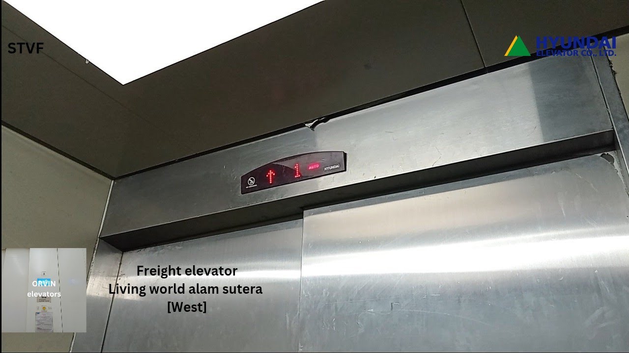 (Back In Operation) Hyundai Freight Elevator at Living World Alam ...