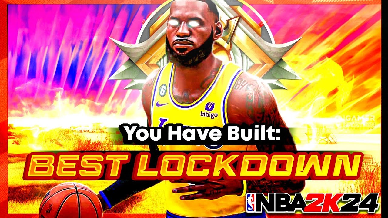 BEST LOCKDOWN BUILD IN NBA2K24! UNSTOPPABLE LEBRON BUILD IN NBA2K24 ...