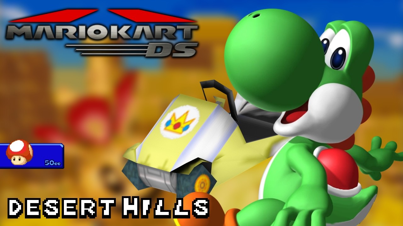 Mario Kart DS - 50cc - Yoshi - Light Tripper - Desert Hills | Ep. 3717 ...