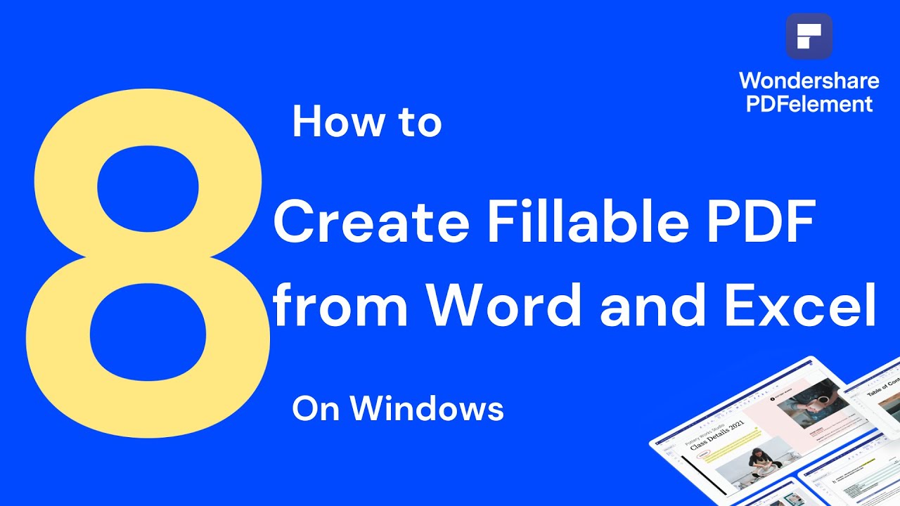 Easy Method to Create Fillable PDF from Word/Excel easy-method-to-create-fillable-pdf-from-word-excel