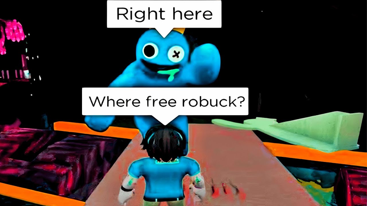 Where free robuck? - The Roblox Rainbow Friends - YouTube