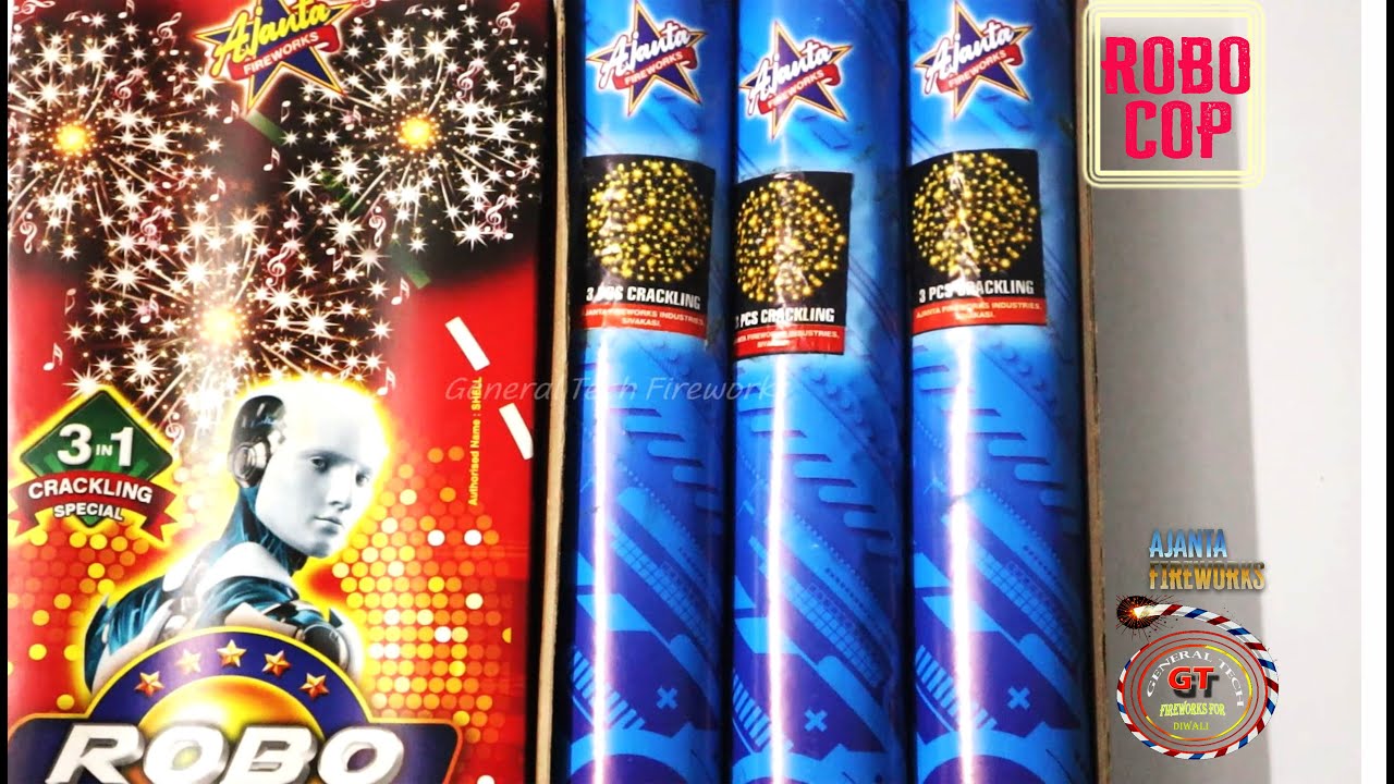 ROBO COP from Ajanta Fireworks #ajantafireworks #diwalistash2023 - YouTube