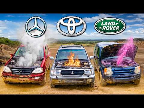 Who makes the STRONGEST engines? Merc v Toyota v Land Rover