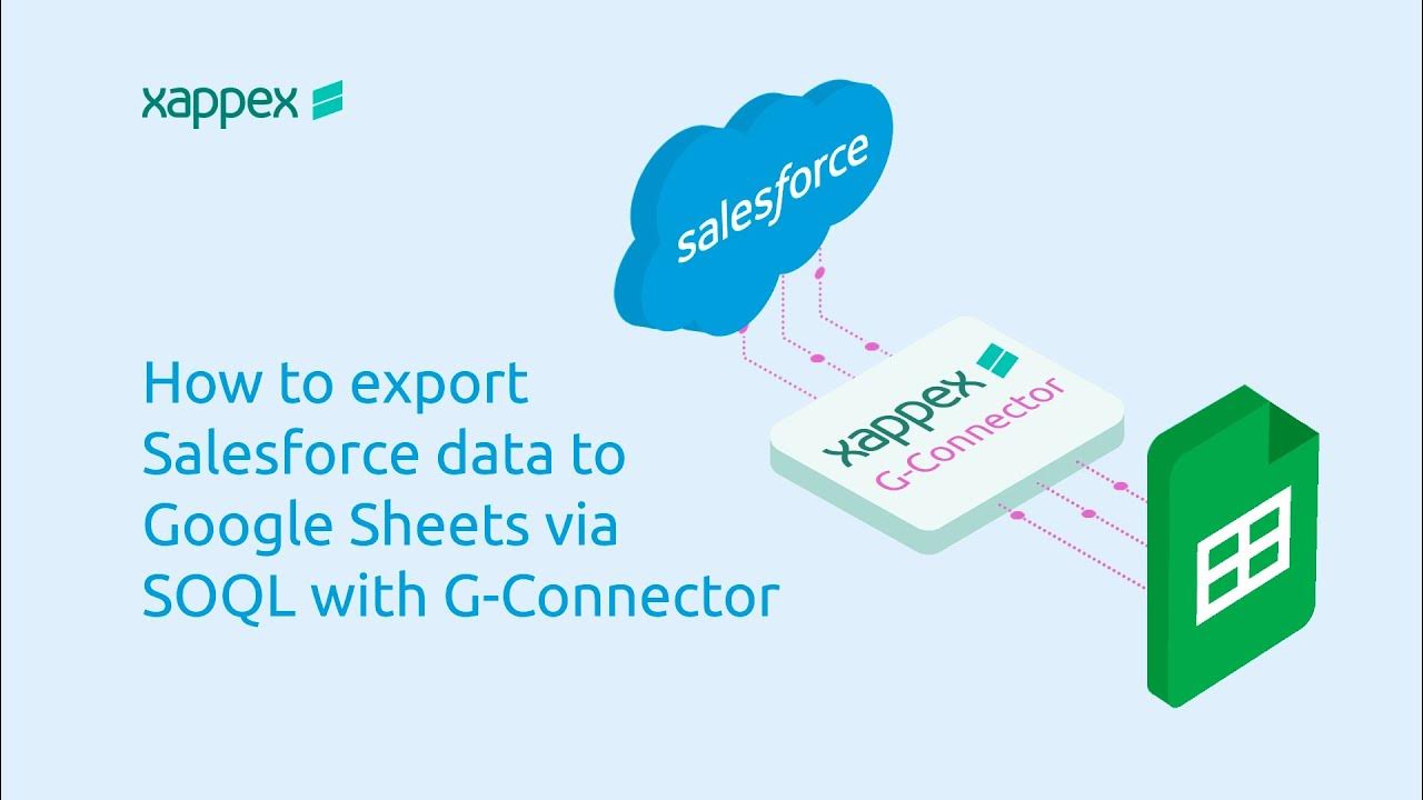 How to export Salesforce data to Google Sheets via SOQL - YouTube