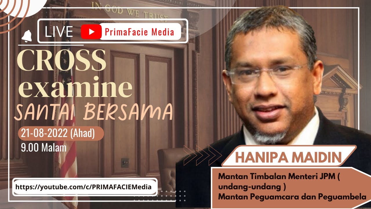CROSS Examine : Santai Bersama Hanipa Maidin - YouTube