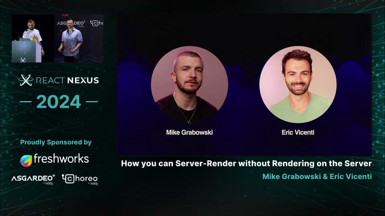 Server-Defined Rendering with Rise Tools - Mike Grabowski & Eric Vicenti | #ReactNexus2024 - YouTube
