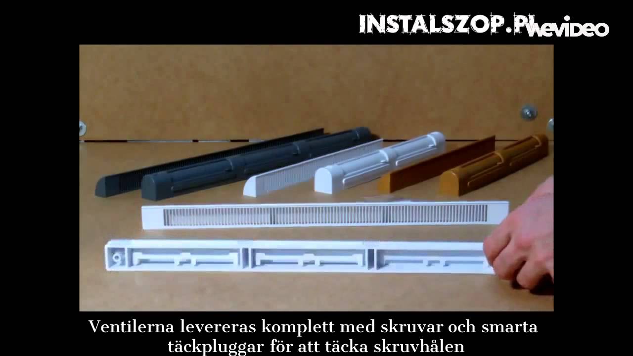 Ventec VT 101 samt 201 automatiska spaltventiler - YouTube