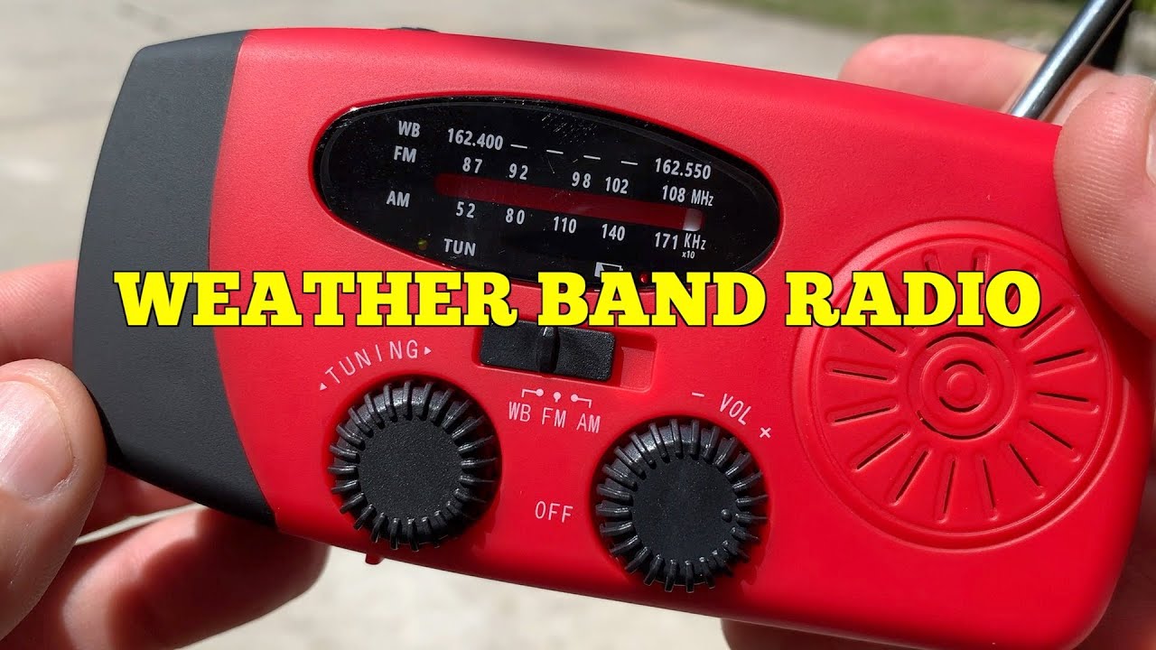 Emergency Hand Crank NOAA Portable Weather Radio ~ Affordable - YouTube