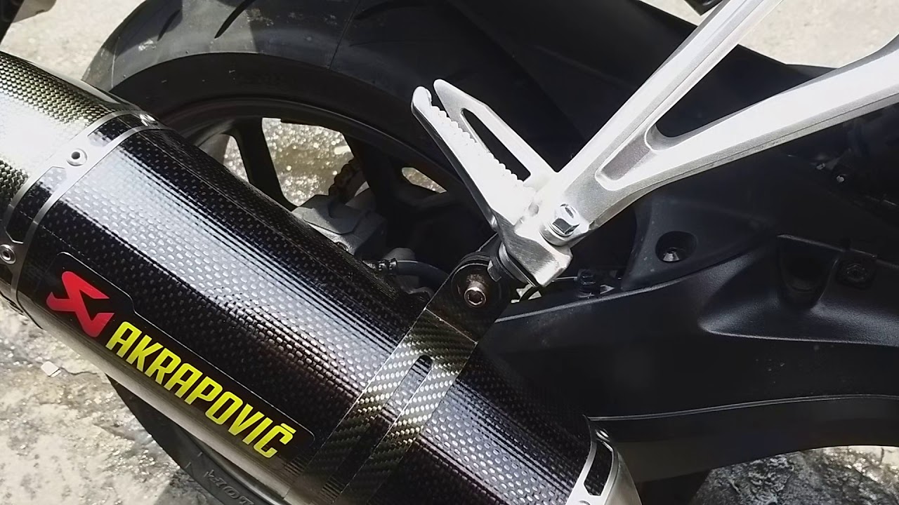 CBR650R lên Akrapovic carbon chính hãng - YouTube