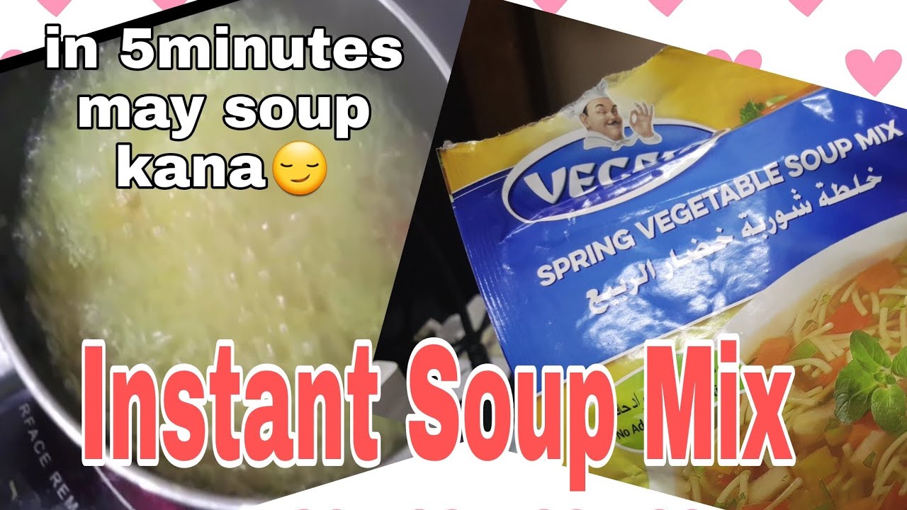 In 5 Minutes your Soup is Ready - Spring Vegetable Soup Mix - YouTube