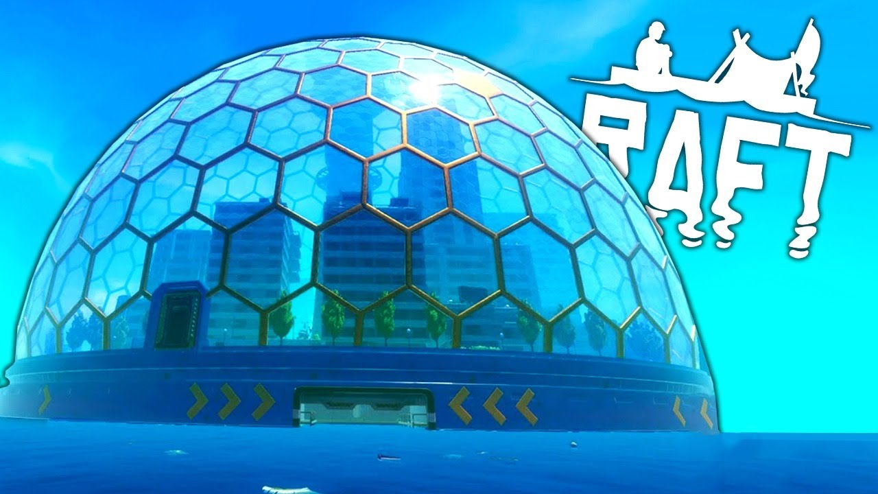 When You Find The Secret Mega Dome In Raft - YouTube