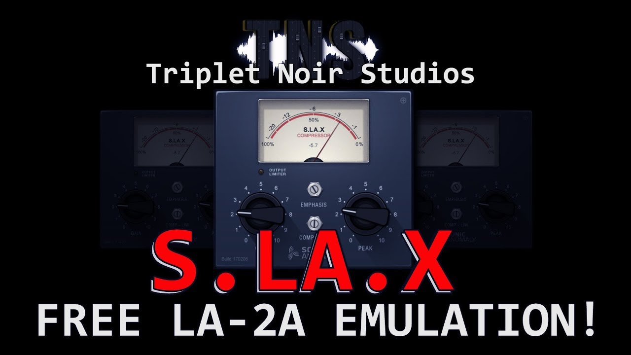 Free LA-2A emulation: S.LA.X by Sonic Anomaly - YouTube