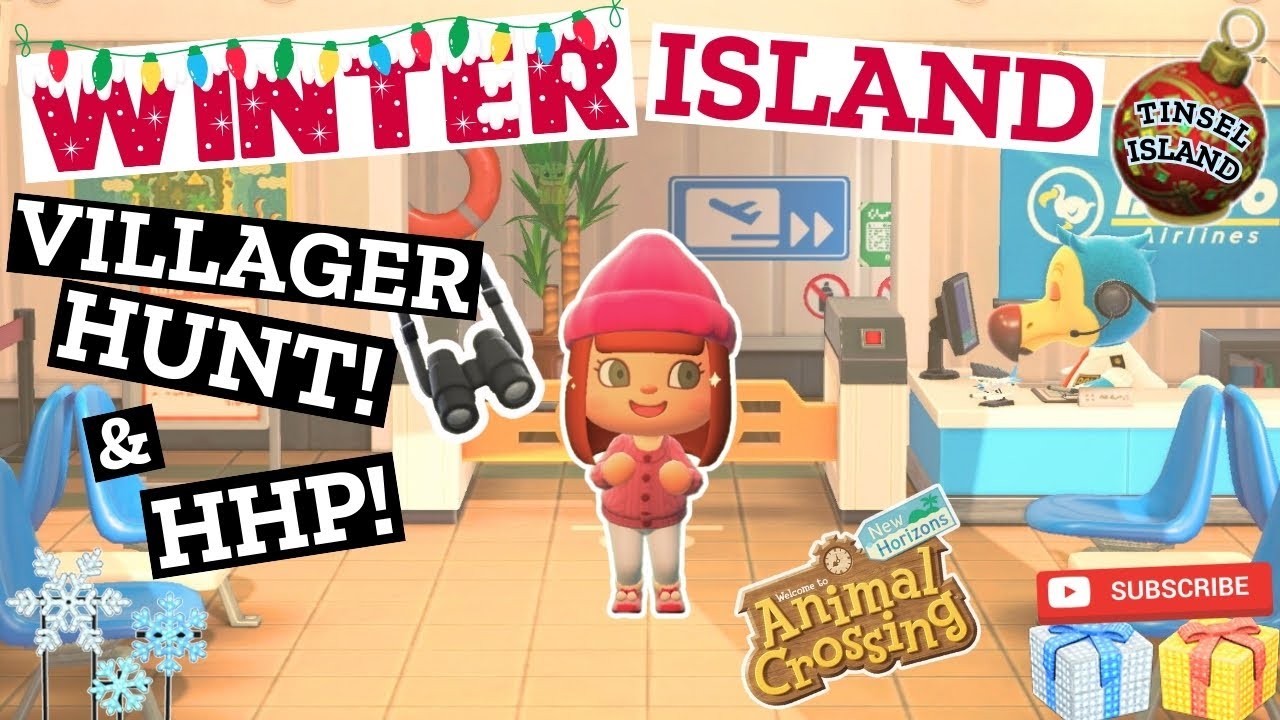 Villager Hunt Happy Home Paradise HHP | Christmas Winter Island ...