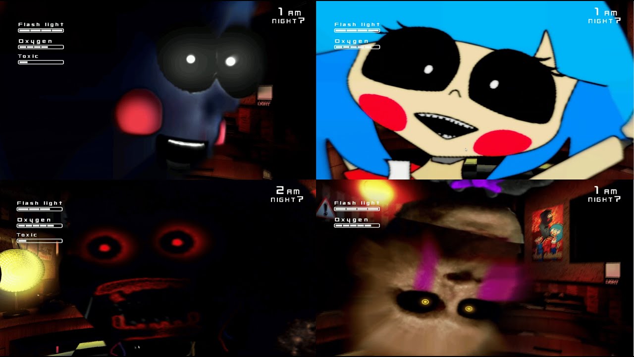 Five Nights at The AGK Studio 2 Rebranded | All Jumpscares - YouTube