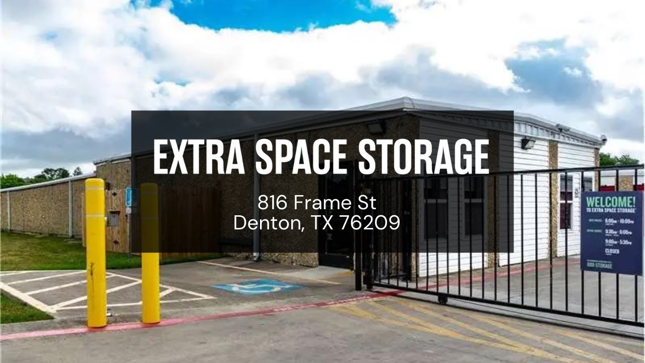 Storage Units in Denton, TX on Frame St | Extra Space Storage - YouTube
