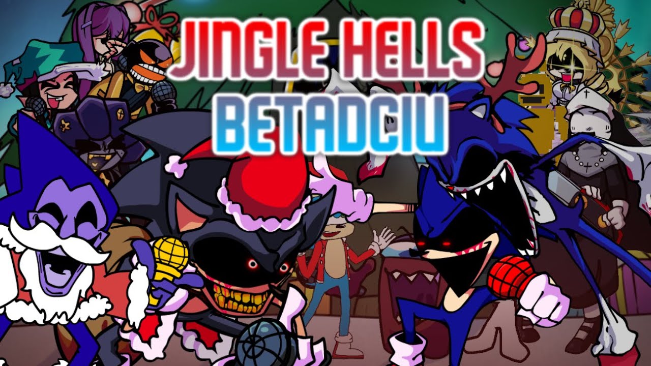 FNF - Jingle Hell But Every Turn Another Different Character Is Used (Jingle Hell BETADCIU ...