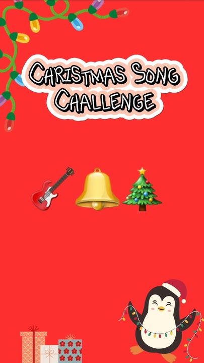 Christmas Song Challenge! 🎄🎶 #christmasmusic #songchallenge - YouTube