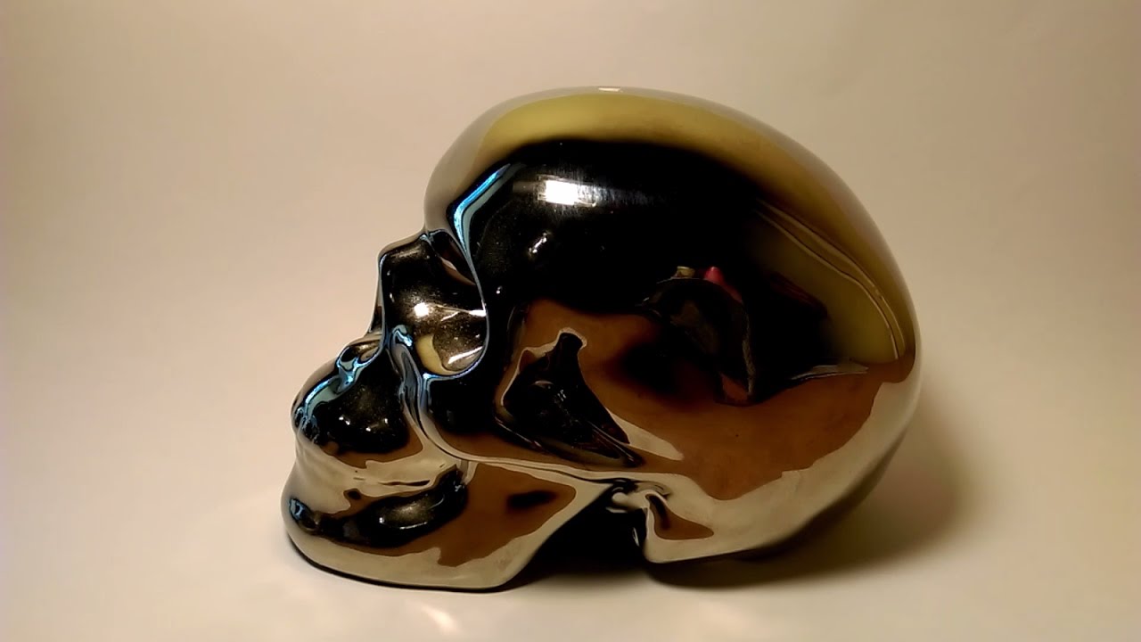 Skull piggy bank loop - YouTube