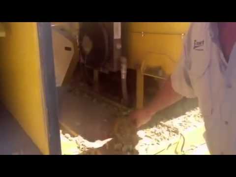 Exact harvester model E4000, part I - YouTube