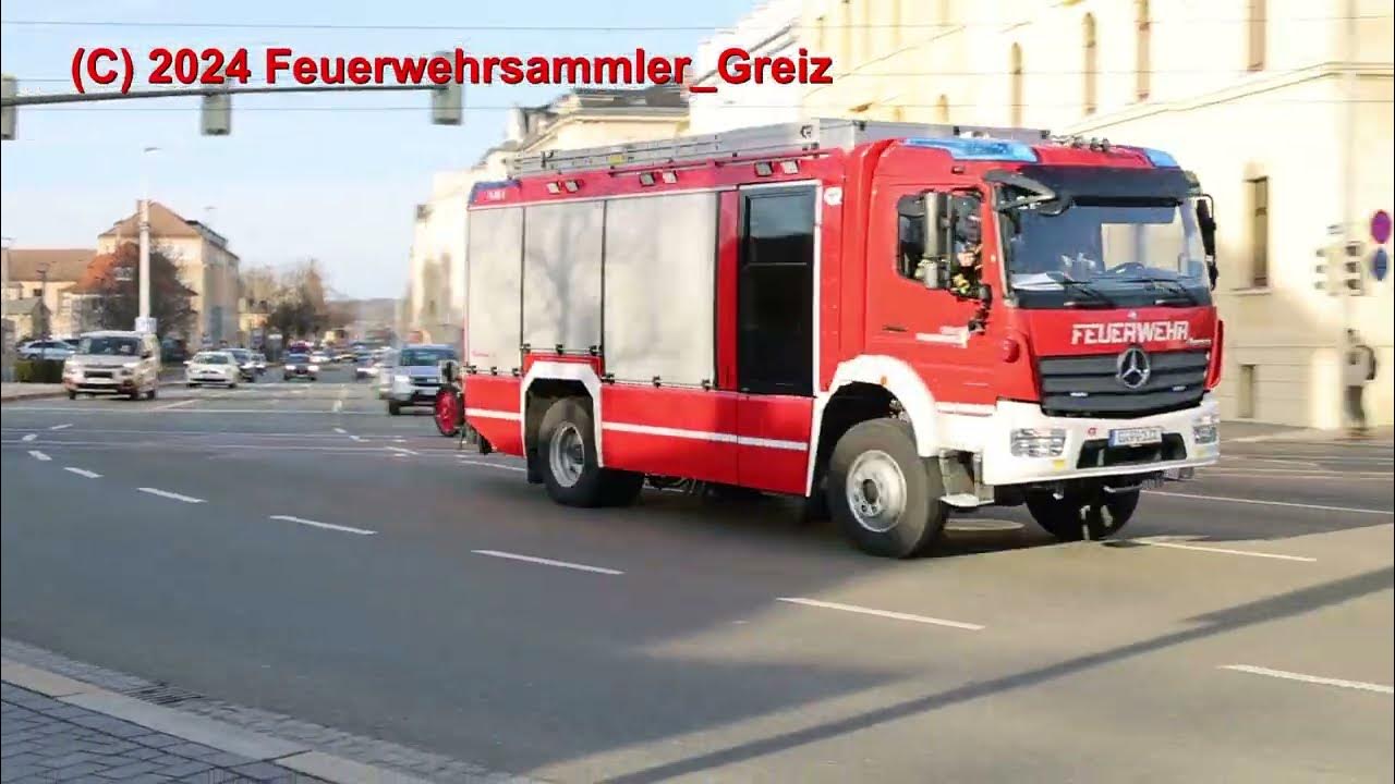 NEF 1 ASB + RTW 1 + LZ BF + FuStw Pol Gera + RTW 2 DRK Zeitz + RTW Weida DRK Gera - YouTube