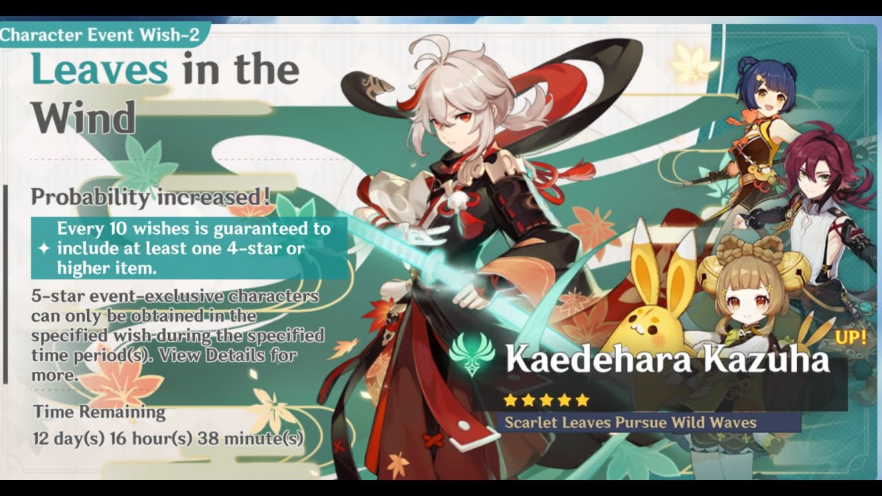 Genshin Impact Pull Video For C1 Kazuha - YouTube