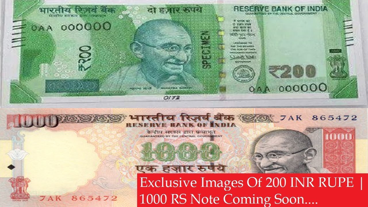 Exclusive Images Of 200 INDIAN RUPEE 1000 Rs Note Information YouTube exclusive-images-of-200-indian-rupee-1000-rs-note-information-youtube