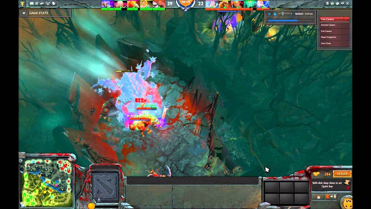 Dota 2 - Dark Seer pulls the enemy team from the Roshan pit - YouTube