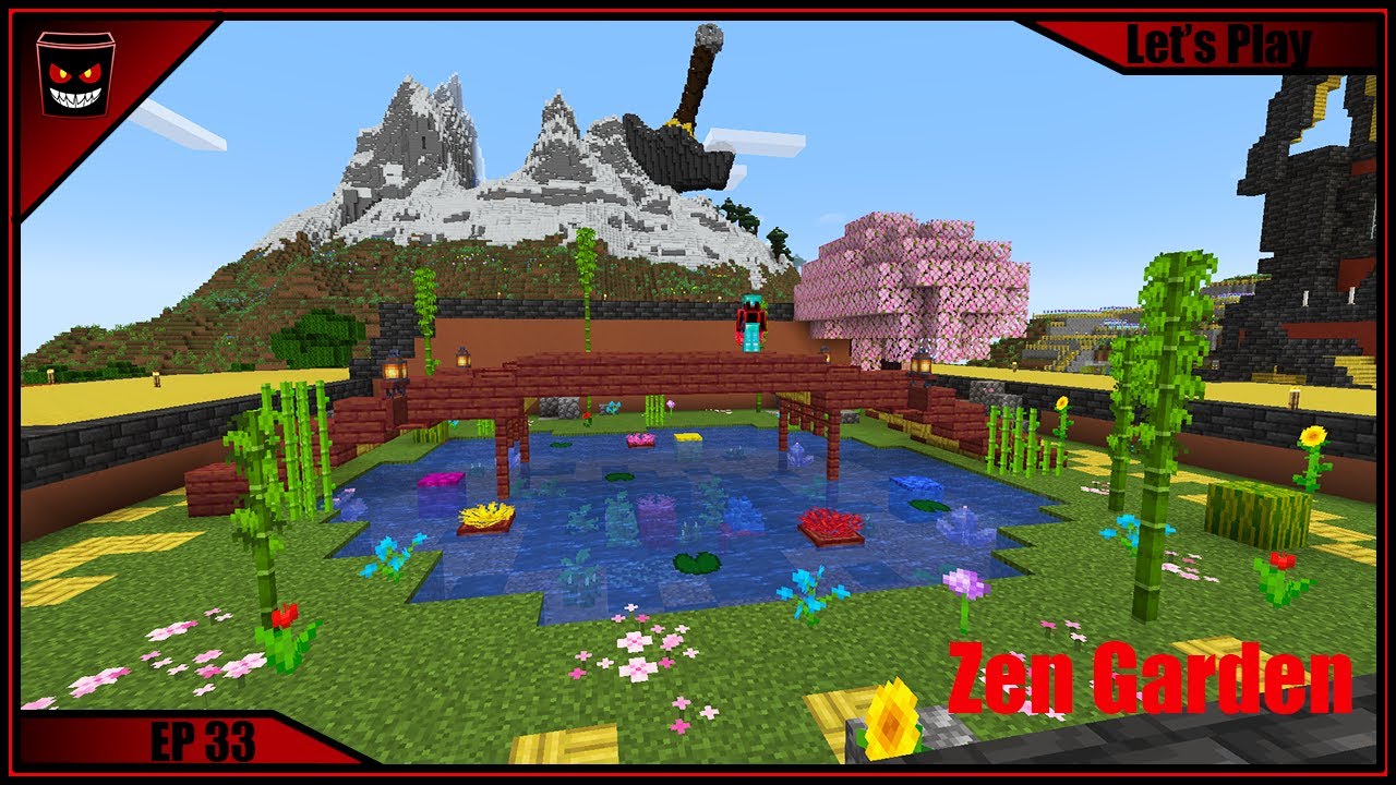 Minecraft Let's Play Ep 33! Zen Garden! - YouTube