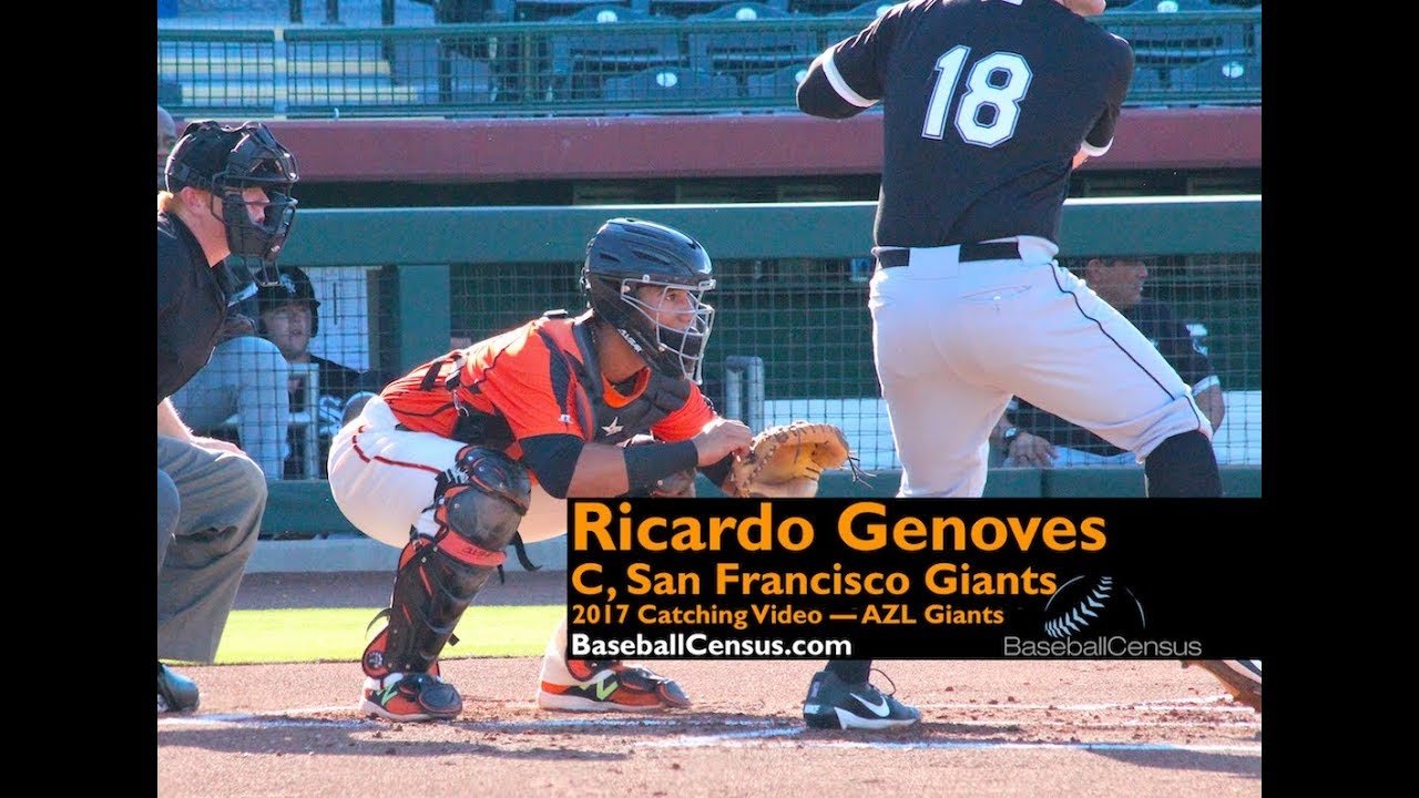 Ricardo Genoves, C, San Francisco Giants — 2017 Catching Video - YouTube