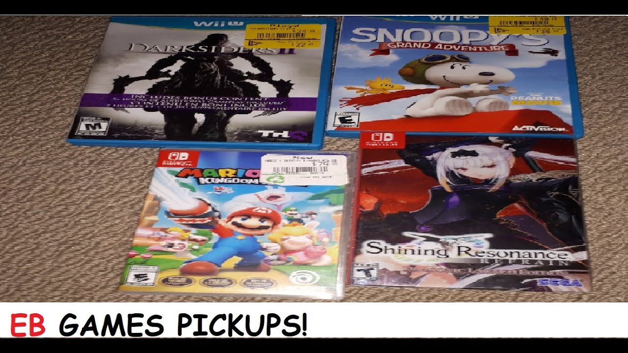 Canada Day Bash!: EB Games Pickups! Wii U/Switch games - YouTube