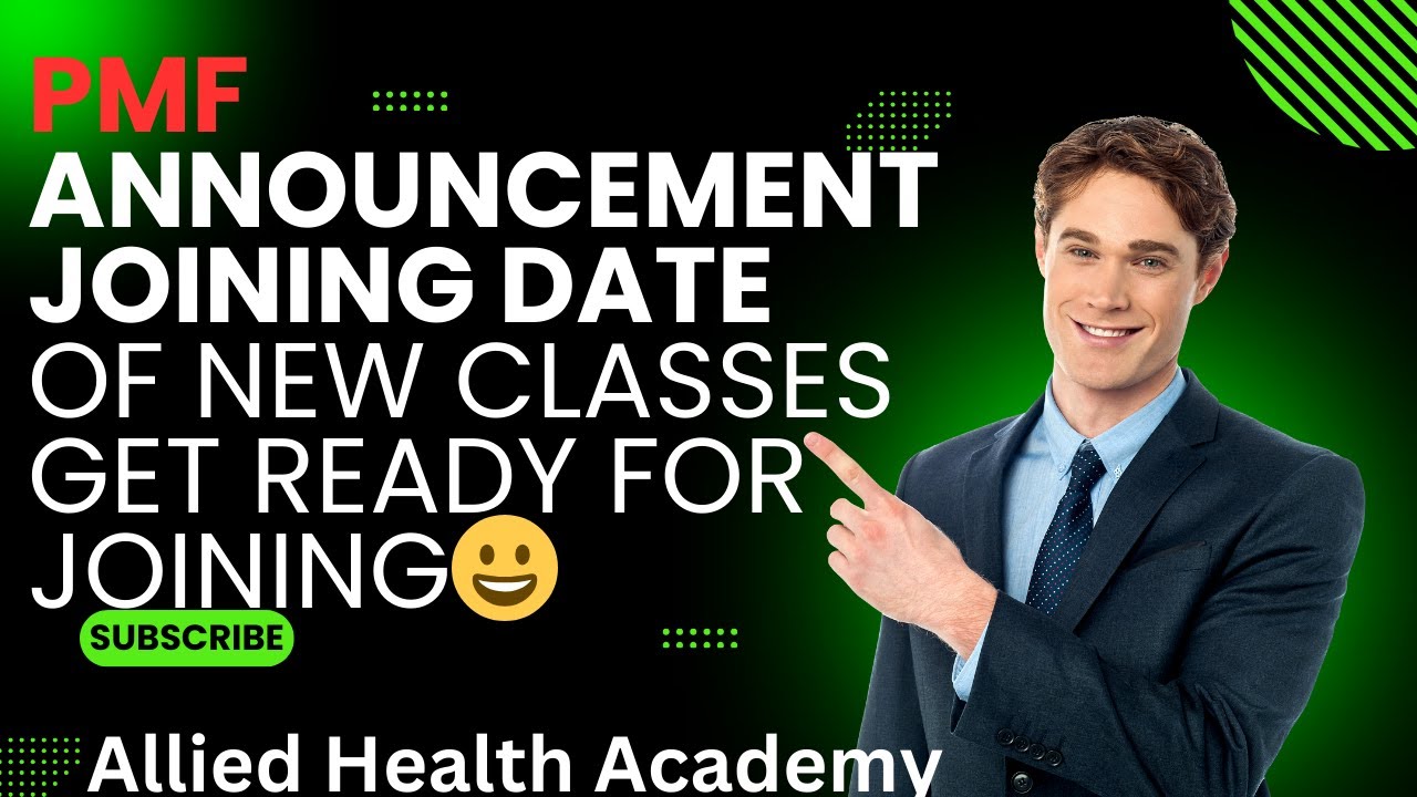 COMPLETE JOINING PROCESS OF THE NEW CLASSES OF PMF #pmf #education # ...