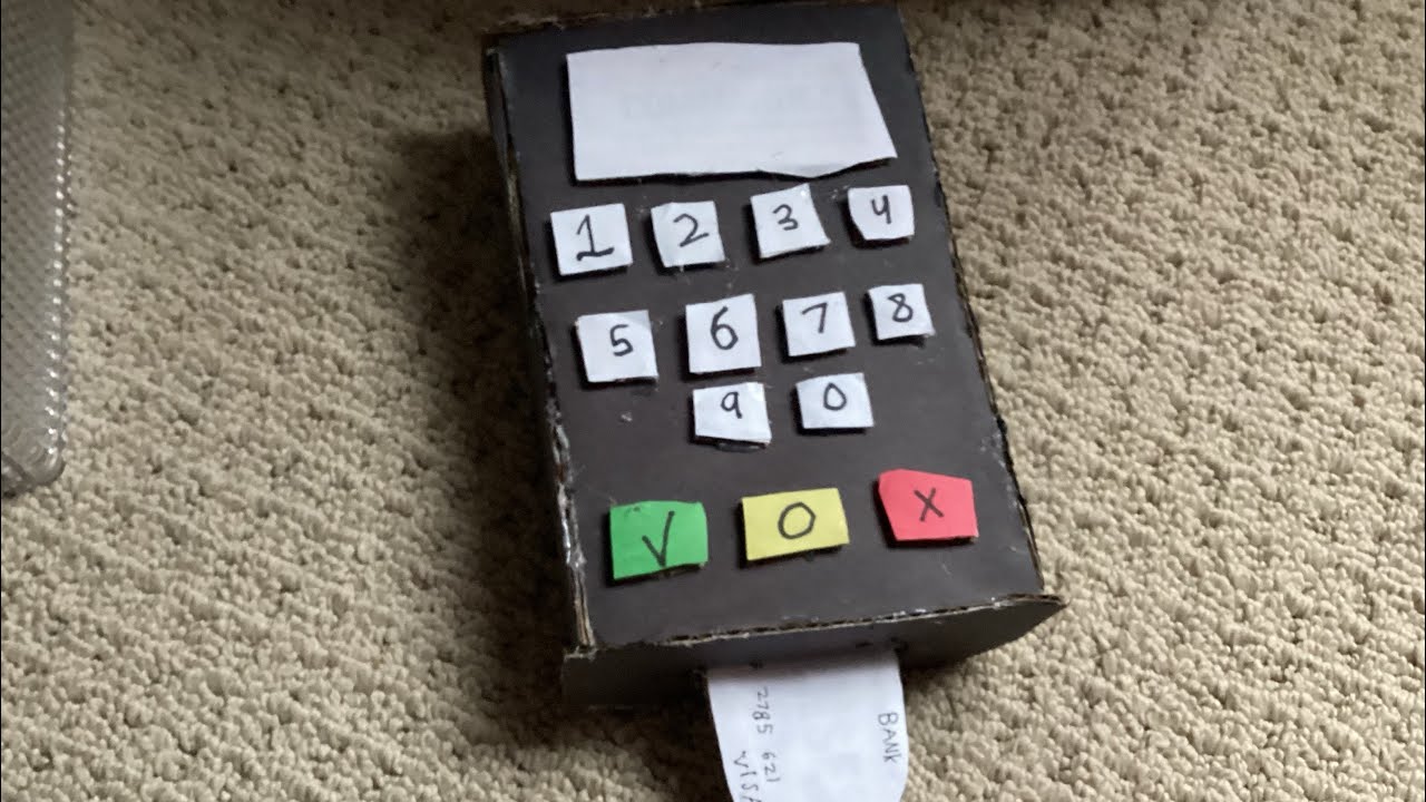 I made a card machine thing - YouTube