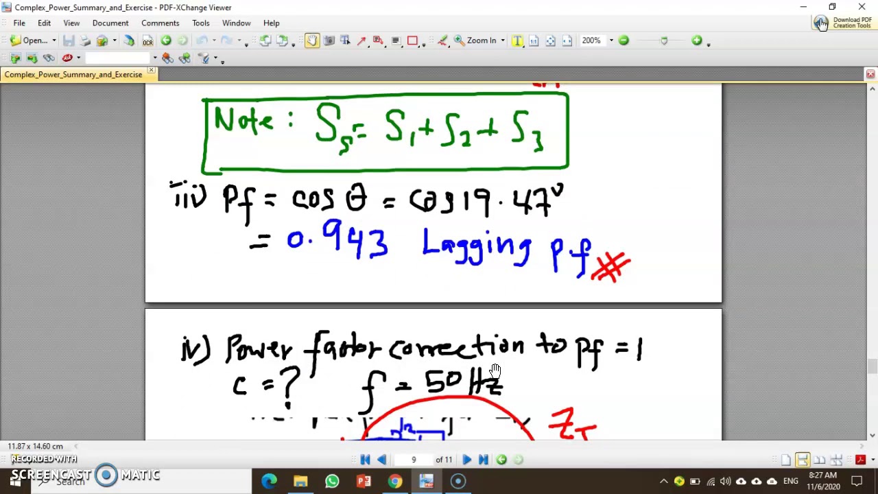 Complex Power and Power Factor Correction (Tutorial) - YouTube