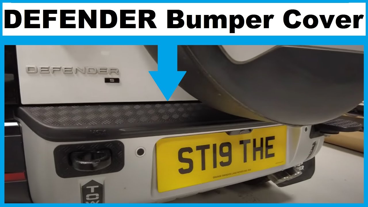 Chequer plate FULL Rear Bumper Cover For Land Rover Defender L663 - YouTube