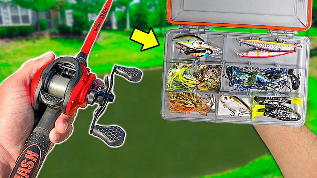 1v1 Mystery Box Fishing Challenge! (Big Bass) - YouTube