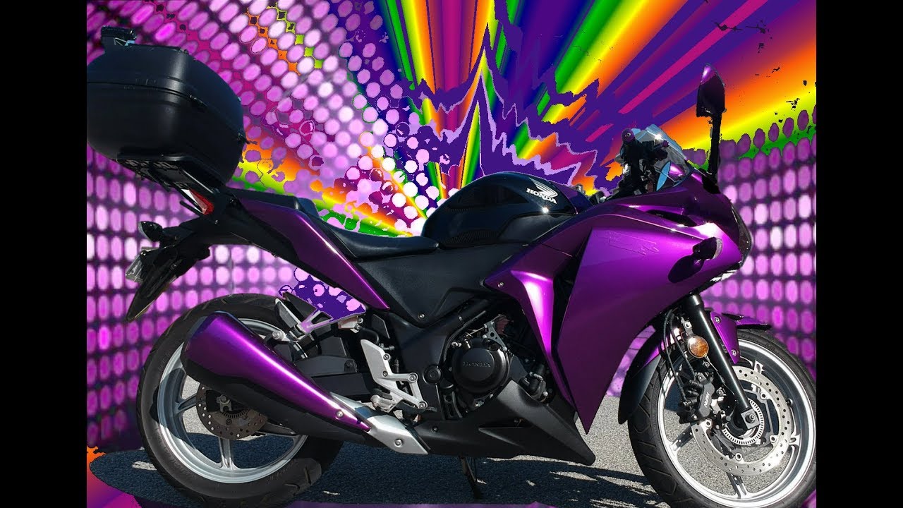 LURVE my PURPLE CBR HONDA 250cc - YouTube