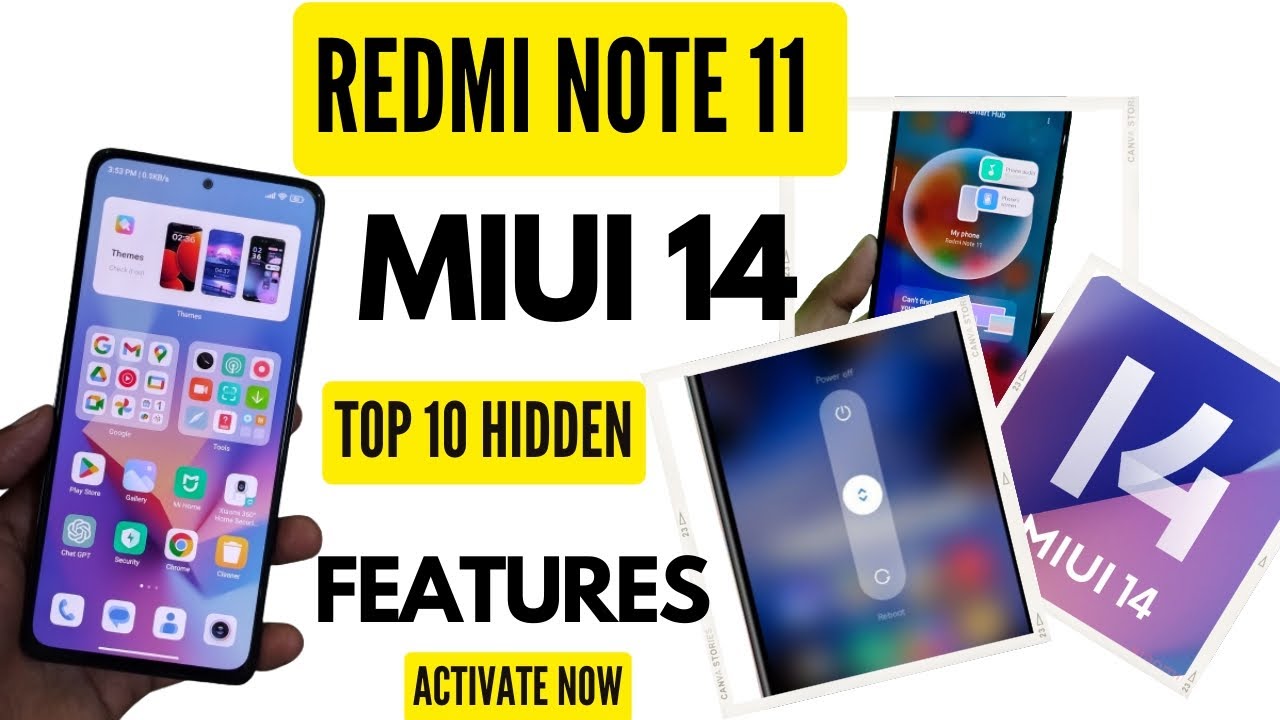 Redmi Note 11 MIUI 14 Top 10 Hidden Features, Activate Now, Redmi Note ...