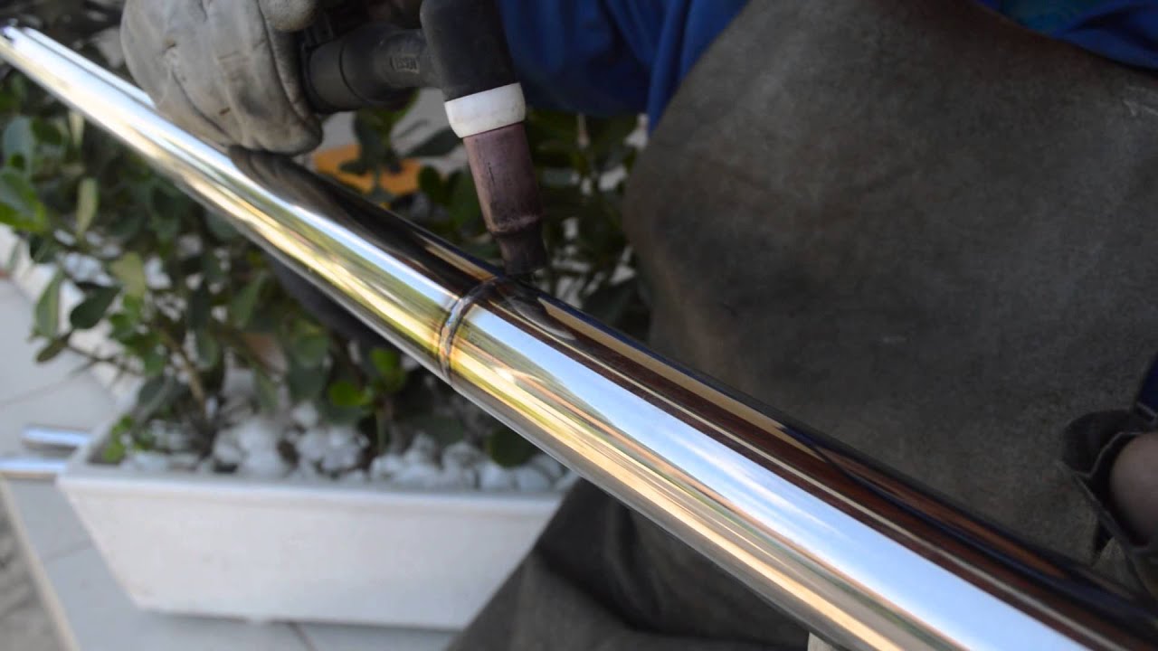 Solda TIG em aço inox - YouTube