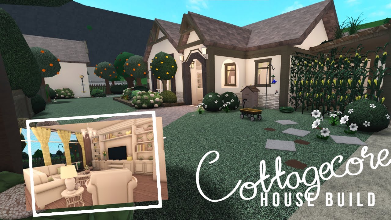 Cottagecore House Build l Bloxburg l Speed build l ROBLOX - YouTube