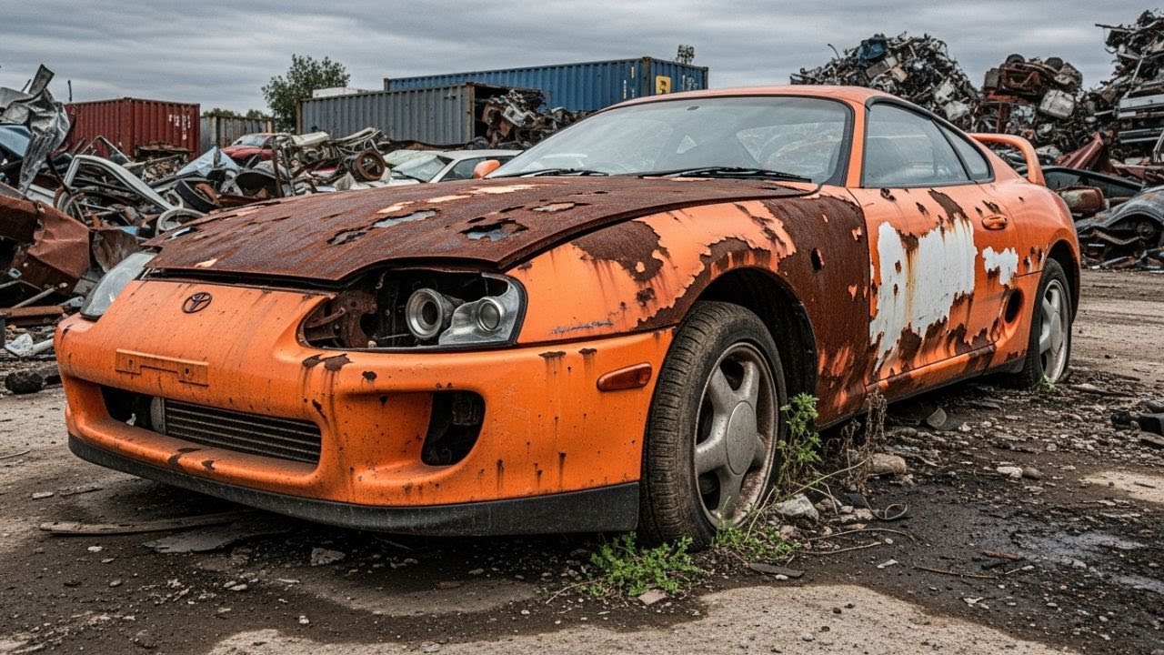 Abandoned, Broken, Legendary | ASMR Car Full Restoration – 1998 Toyota ...