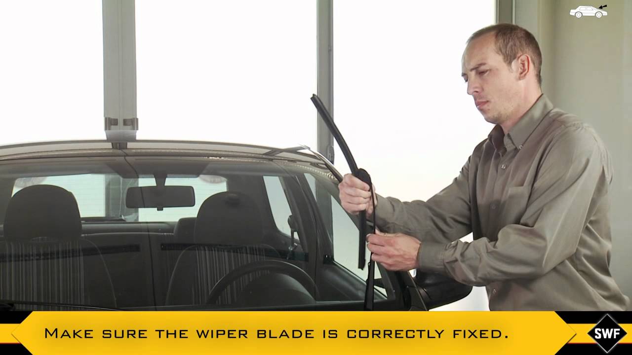 SWF - upgrade your conventional wiper blades with Flat Blades - YouTube