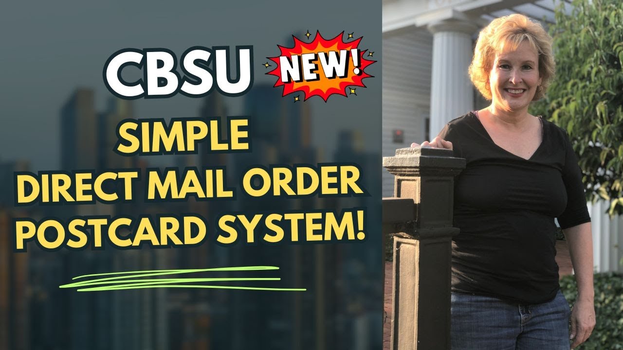 Cash Building System Unlimited - Simple Direct Mail Order Postcard ...