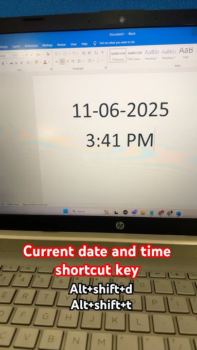 Current date and time shortcut key #computereducation #computer #shortcutkeys #windows - YouTube