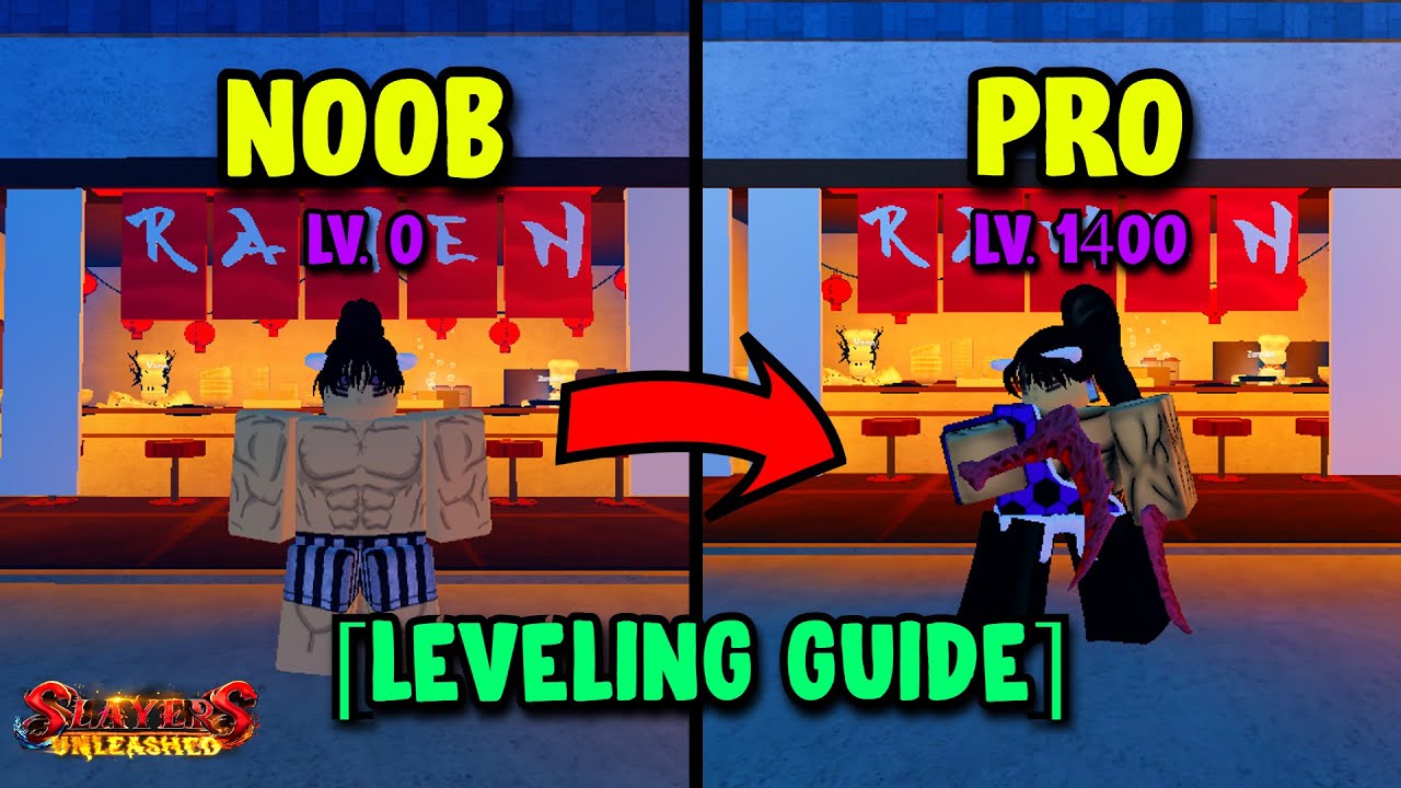 [Leveling Guide] NOOB TO PRO In Slayers Unleashed - YouTube