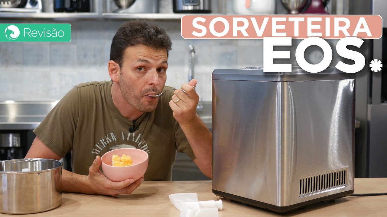 Na Prática com a Máquina de SORVETE EOS ESO03 | Revisão da Harpyja ...