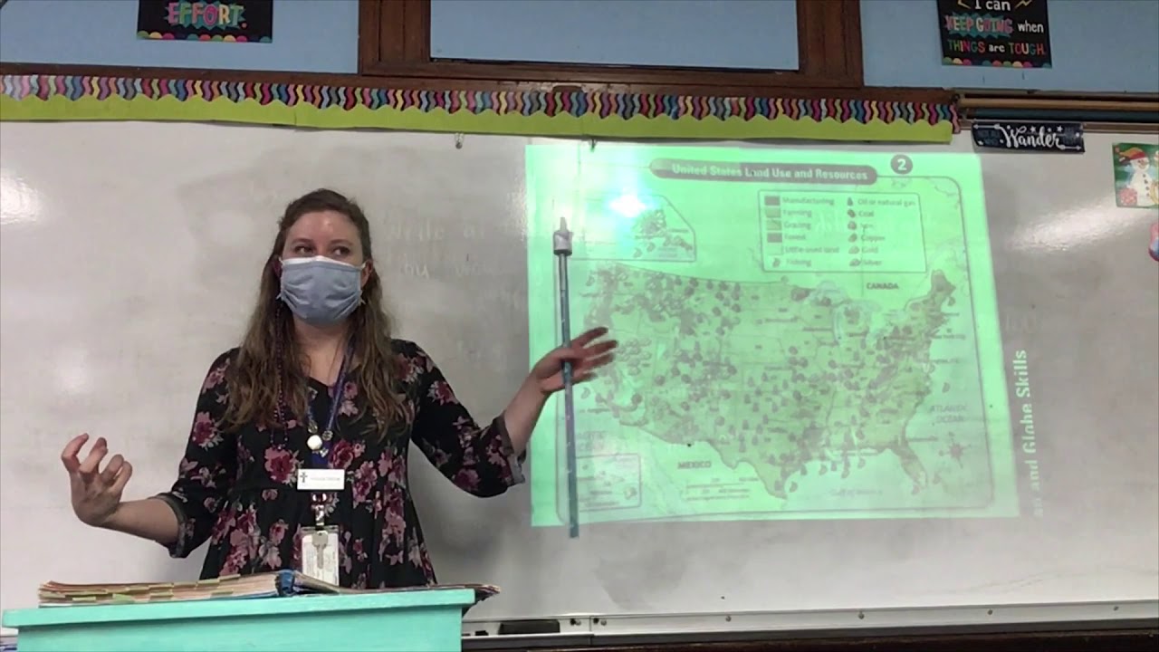 Social Studies, Chapter 3 Skills Lesson, Read a Land Use and Resources ...